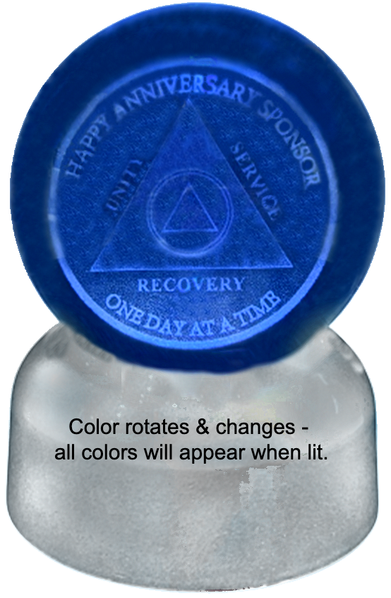 G035. AA SPONSOR Crystal Coin Sphere Medallions