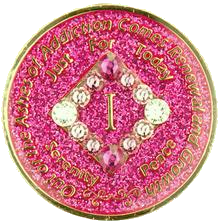 NA Pink Medallions – Choices Books & Gifts